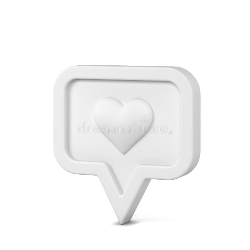 Like Notification Icons in Four Different Versions in a Flat Design ...