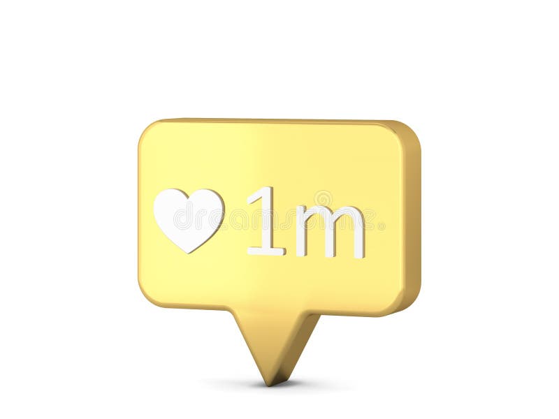 Like Notification Icons in Four Different Versions in a Flat Design ...