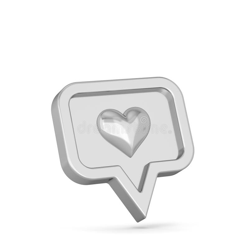Like Notification Icon, Social Media Notification Icon with Heart ...