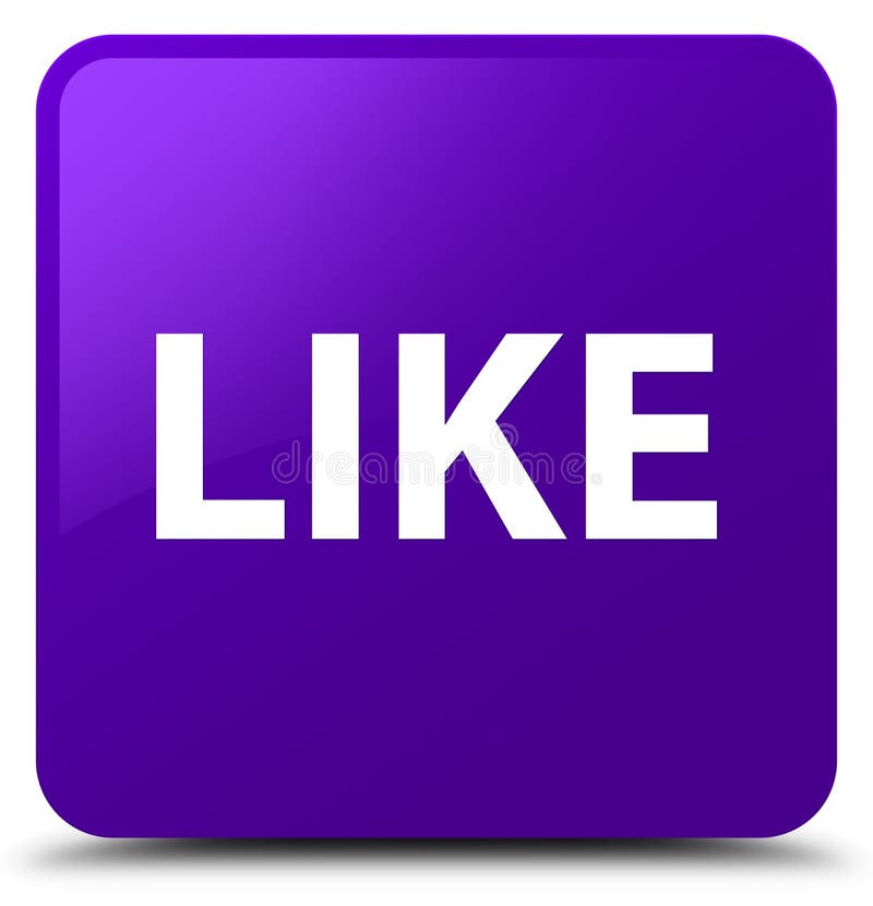 Like Purple Square Button Stock Illustrations – 152 Like Purple Square ...
