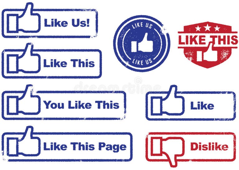 Thumb Like Stamp Stock Illustrations – 1,205 Thumb Like Stamp Stock ...