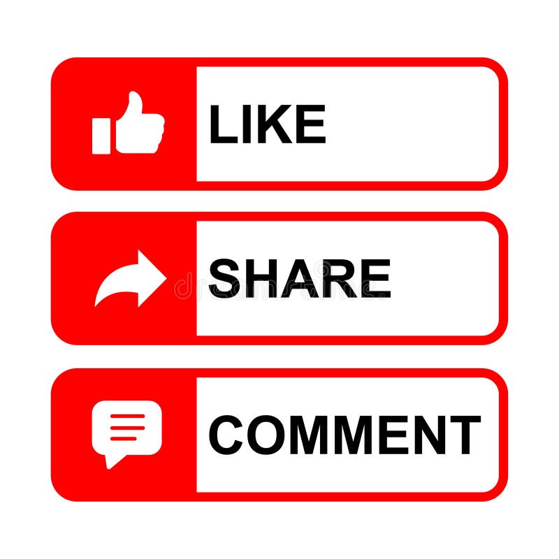 Instagram Like Comment Share Stock Illustrations – 1,609 Instagram Like ...