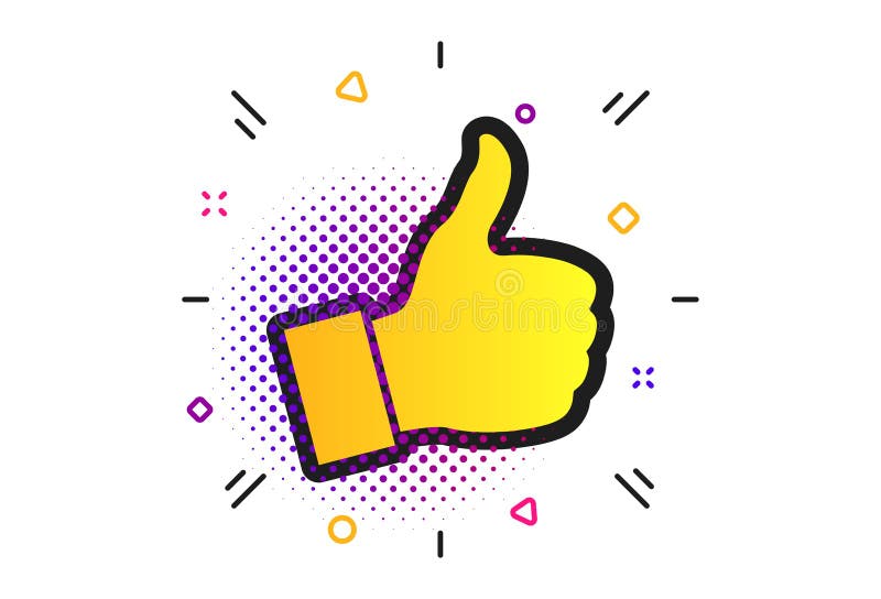 Like Sign Icon. Hand Finger Up Symbol. Vector Stock Vector ...