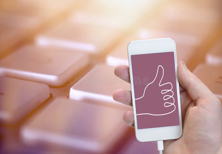 Like stock photo. Image of mark, shape, stamp, media - 100514940