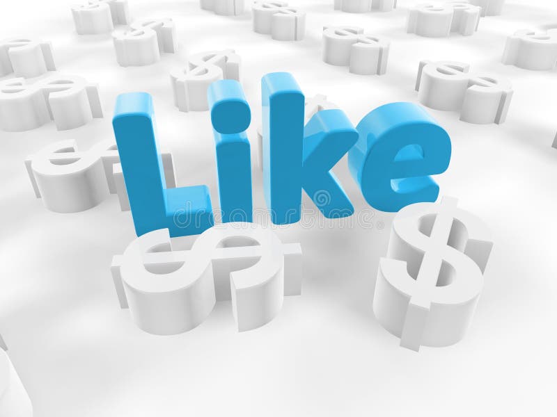 Like symbol stock illustration. Illustration of internet - 40878356