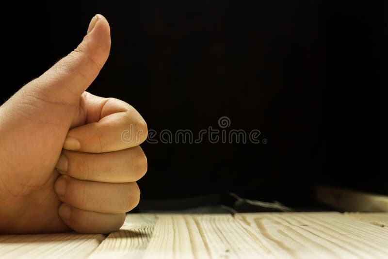 Like Symbol Shown by a Human Hand Stock Photo - Image of people ...