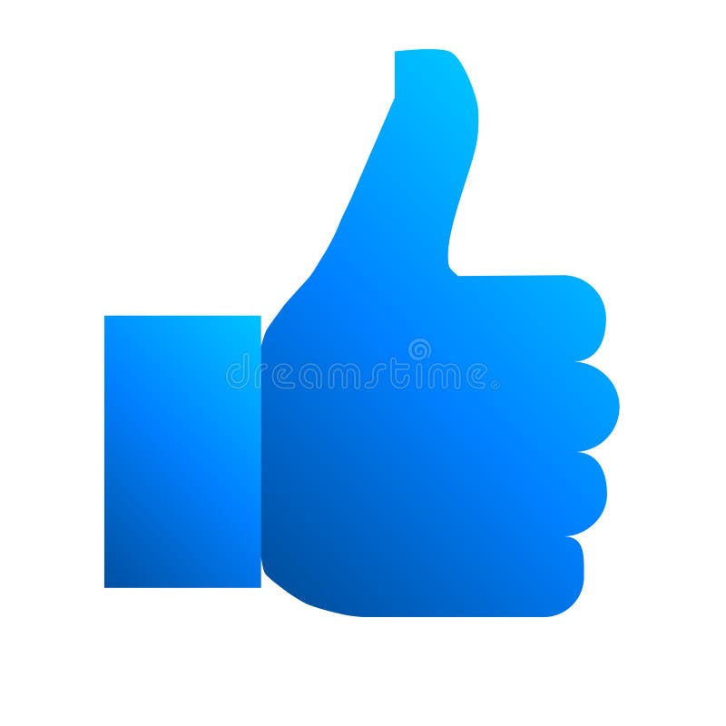 Like Symbol Icon - Red Simple Outline, Isolated - Vector Stock Vector ...