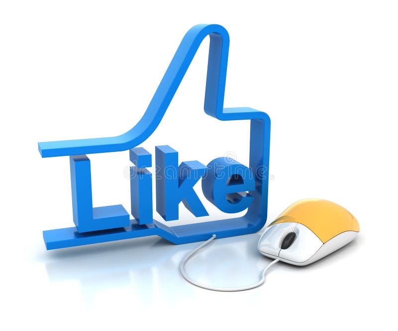 Like symbol editorial photography. Illustration of render - 53095702