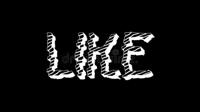 Like Text Hand Drawn Animation Stock Footage - Video of business ...