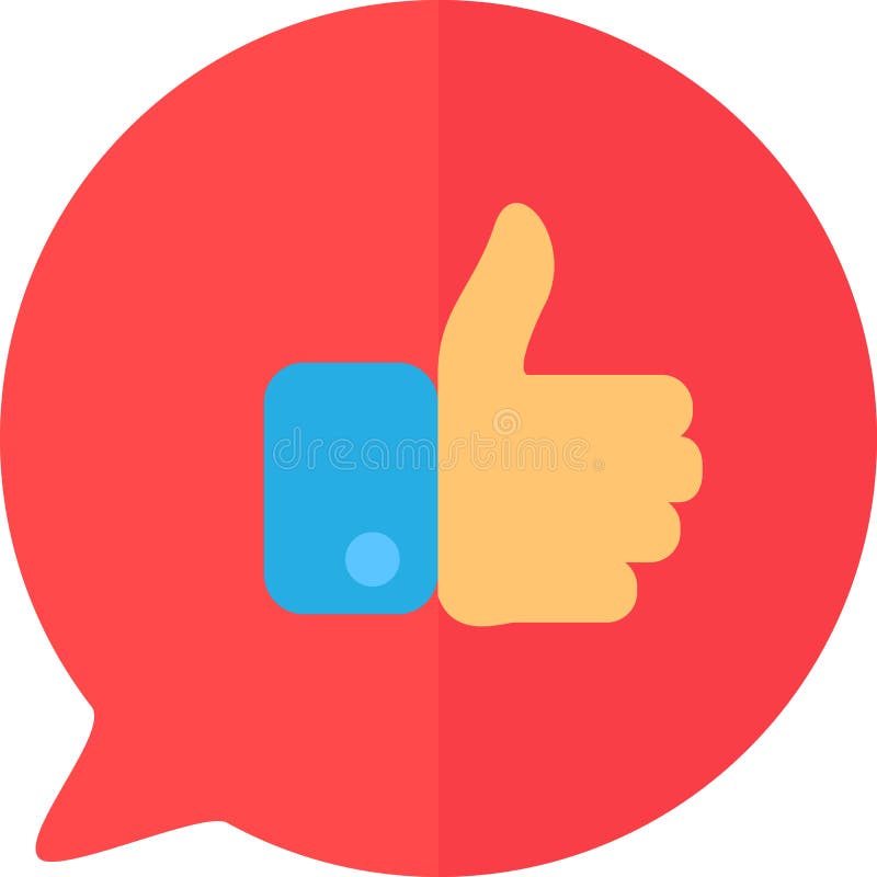 Like Thumb Up Social Media App Button Icon Vector Stock Vector ...