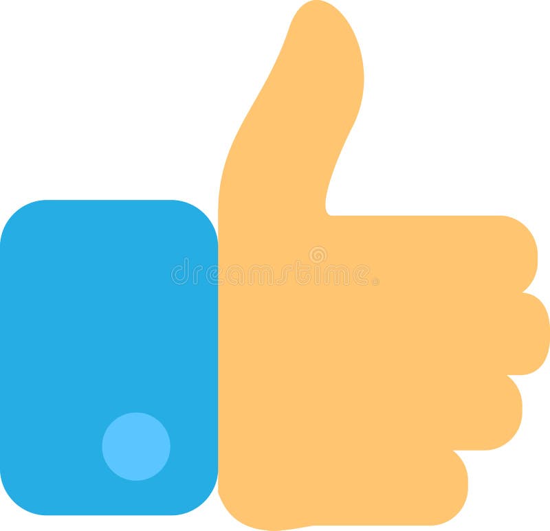 Like Thumb Up Social Media App Button Icon Vector Stock Vector ...