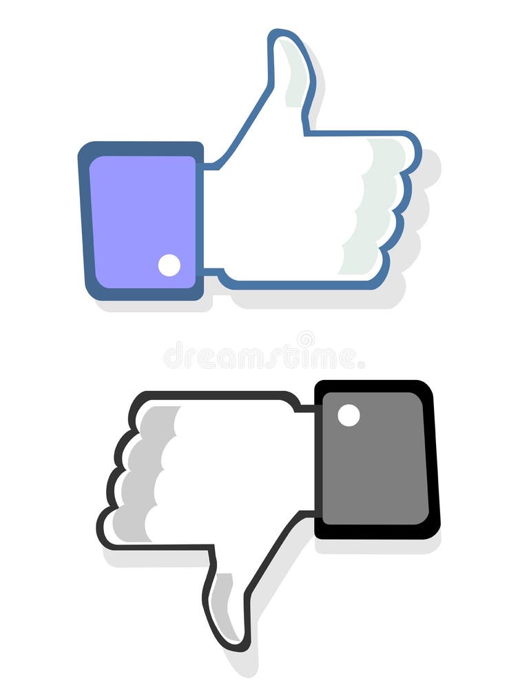 Like Unlike Hand Symbol Stock Illustrations – 2,185 Like Unlike Hand ...