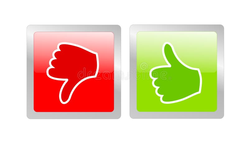 Like and unlike stock illustration. Illustration of good - 28925857