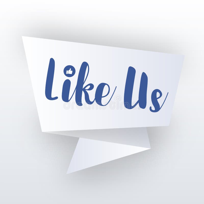 Like Us Facebook Logo Stock Illustrations – 154 Like Us Facebook Logo ...