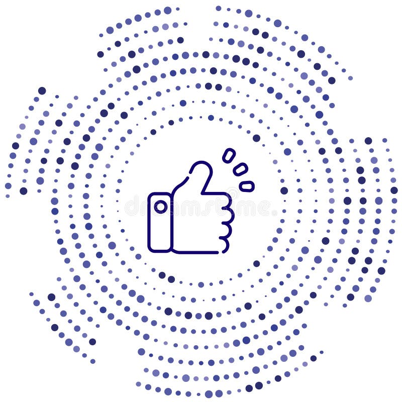 Like Vector Icon. Like Editable Stroke. Like Linear Symbol for Use on ...