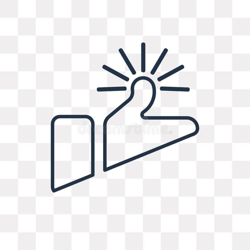 Like Vector Icon Isolated on Transparent Background, Linear Like Stock ...