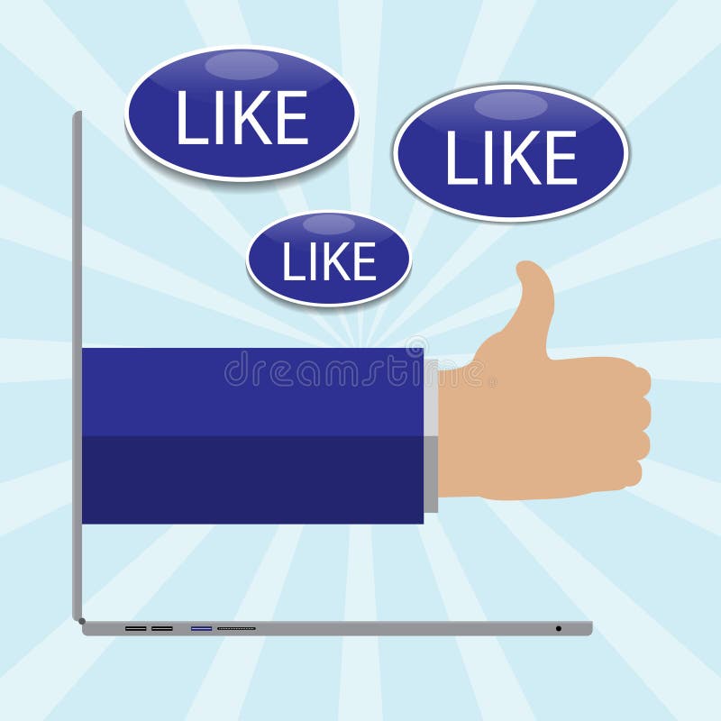 Like vector illustration stock vector. Illustration of logo - 80826196