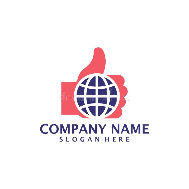 Like World Logo Design Vector. Good World Logo Design Template Concept ...