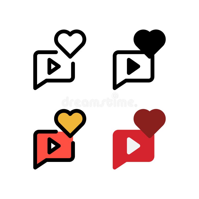 Likes and Love Comment for YouTube Video Channel Icon, Logo, and ...