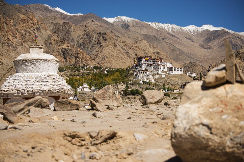 Likir Monastery Ladakh ,India - Stock Image - Image of maitreya, tibet ...