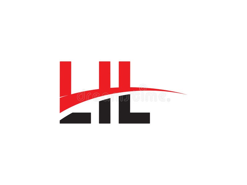 LIL Letter Initial Logo Design Stock Vector - Illustration of company ...