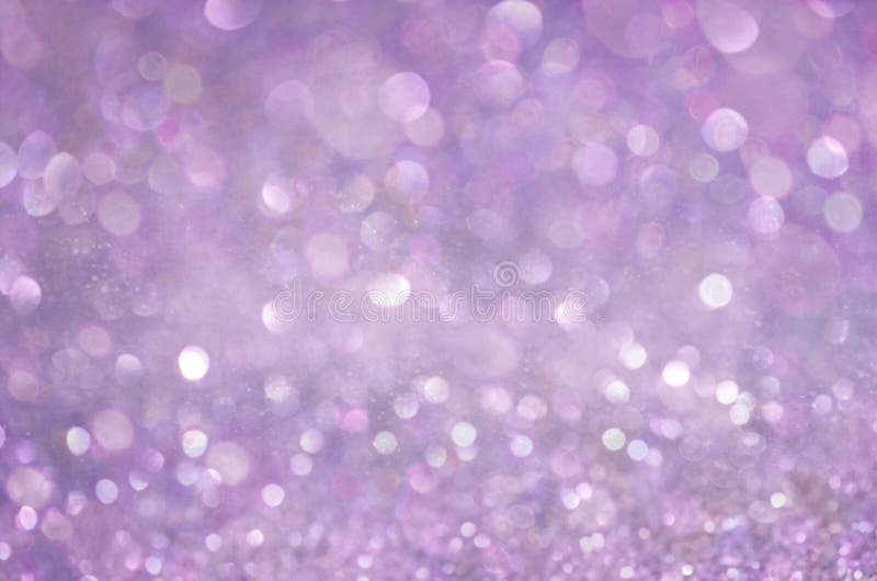 Lila Glow Glitter Background. Elegant Abstract Background with Bokeh ...
