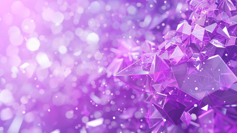 A Lilac Abstract Background with Geometric Shapes, Including Triangles ...