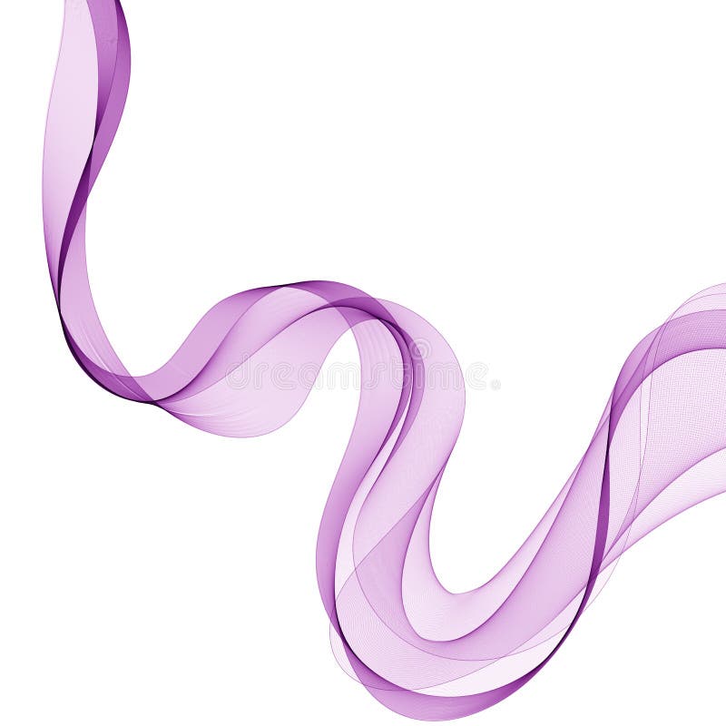 Lilac Abstraction Vector Wave. Advertising Template. Eps 10 Stock ...