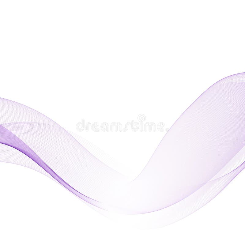 Lilac Abstraction Vector Wave. Advertising Template. Eps 10 Stock ...