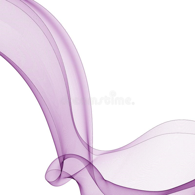 Lilac Abstraction Vector Wave. Advertising Template. Eps 10 Stock ...