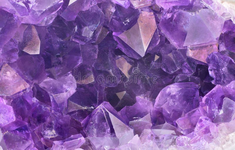 Lilac Amethyst Gems Macro Background Stock Photo - Image of precious ...