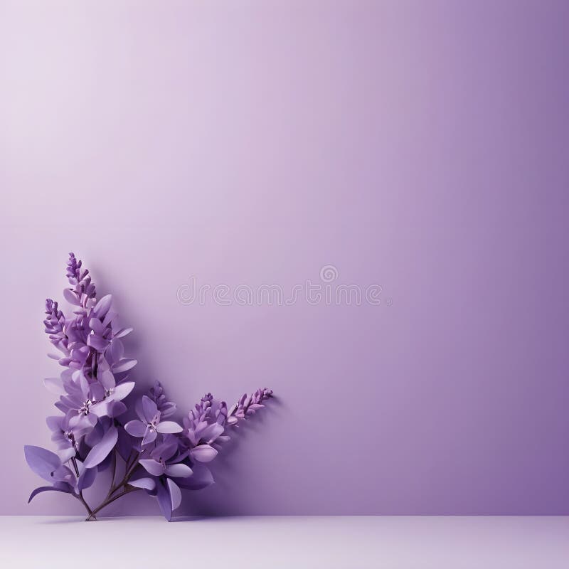 Lilac Background with a Bright Shade that Shimmers with a Gradient ...