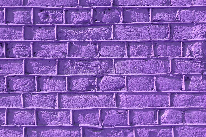 Lilac bricks wall texture. stock photo. Image of wall - 181460200