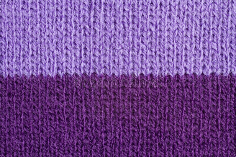 Lilac Color Wool Knitted Background Closeup Stock Photo - Image of ...