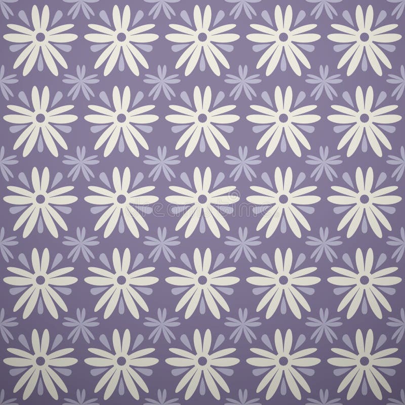 Lilac Different Vector Seamless Patterns (square Stock Vector ...