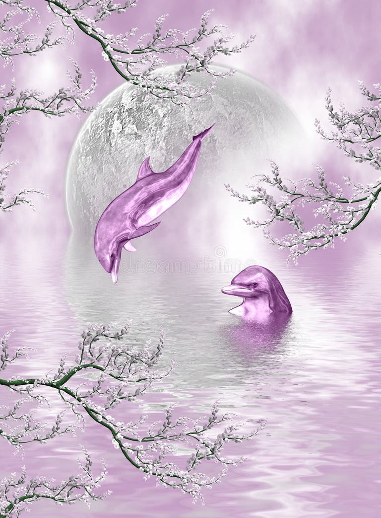 Dolphin Purple Stock Illustrations – 2,430 Dolphin Purple Stock ...