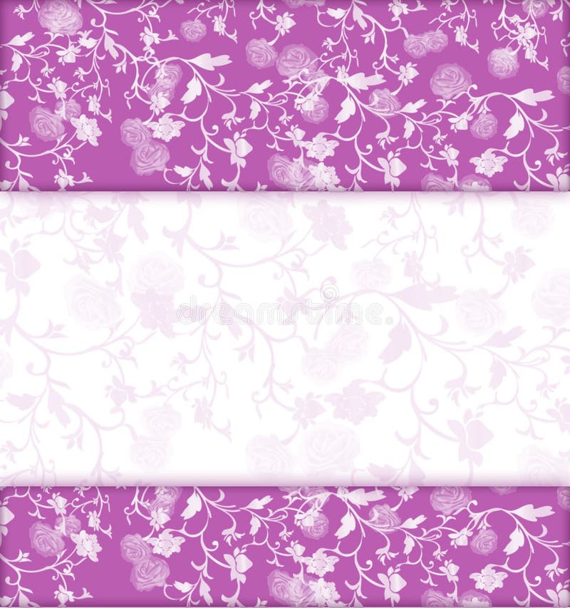 Lilac floral banner stock illustration. Illustration of natural - 11141776