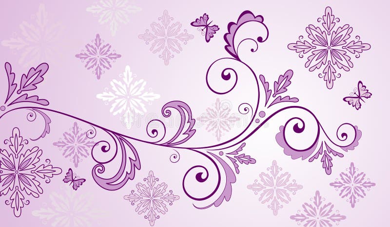 Lilac floral banner stock illustration. Illustration of natural - 11141776