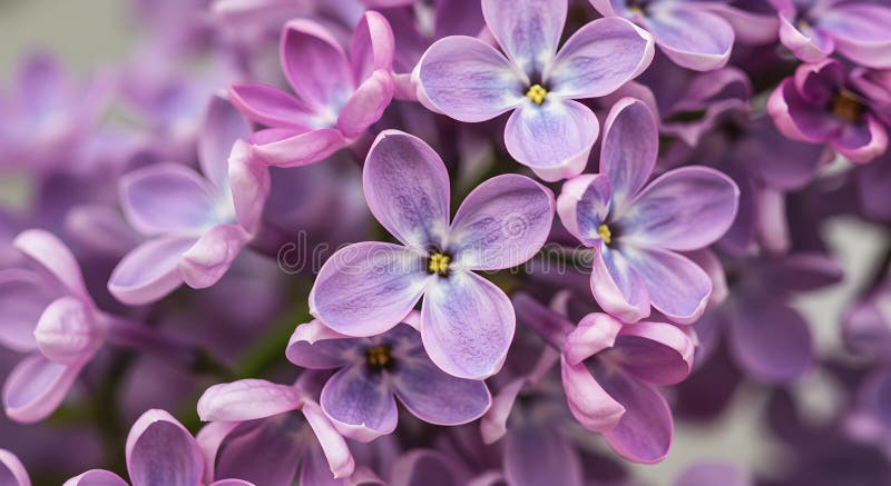 Lilac Flowers Texture Background in Horizontal Format. Stock ...