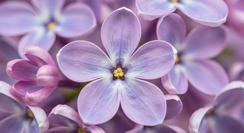Lilac Flowers Texture Background in Horizontal Format. Stock ...