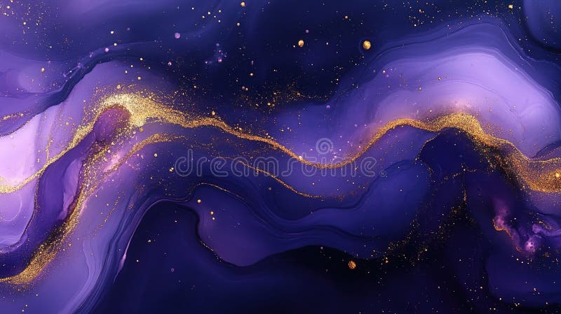 Lilac and Gold Marble Texture Front View Stock Illustration ...