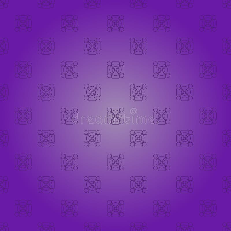 Lilac Gradient Background with a Pattern of Shapes Stock Vector ...