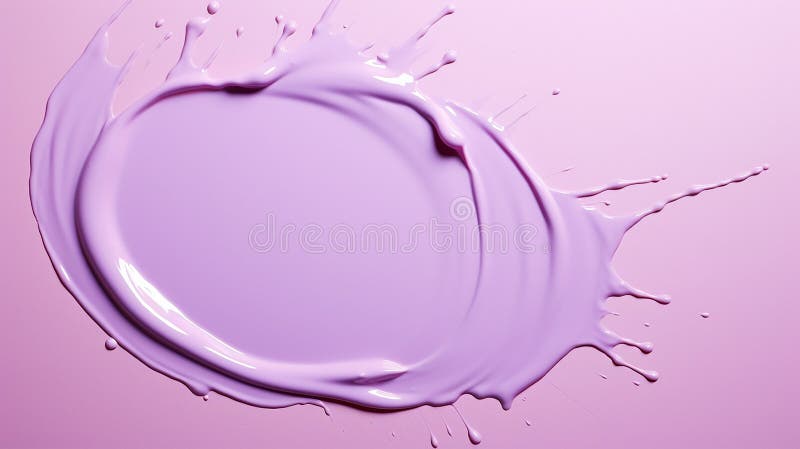 Lilac Paint Splashing on a Background of the Same Color Stock ...