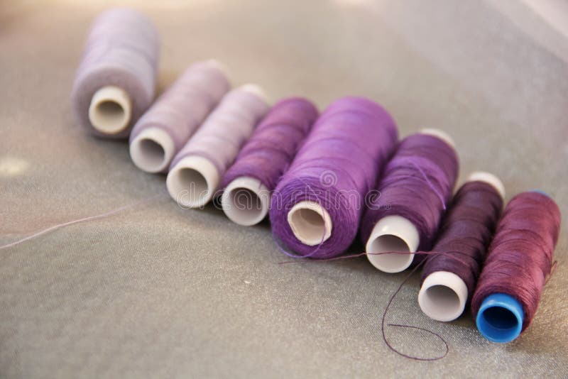 Lilac sewing threads stock image. Image of thread, lilac - 120120801