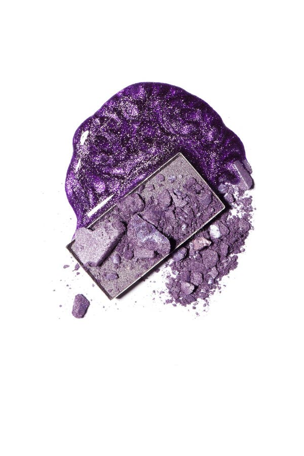 Lilac shadow close-up. stock photo. Image of makeup, texture - 88894850