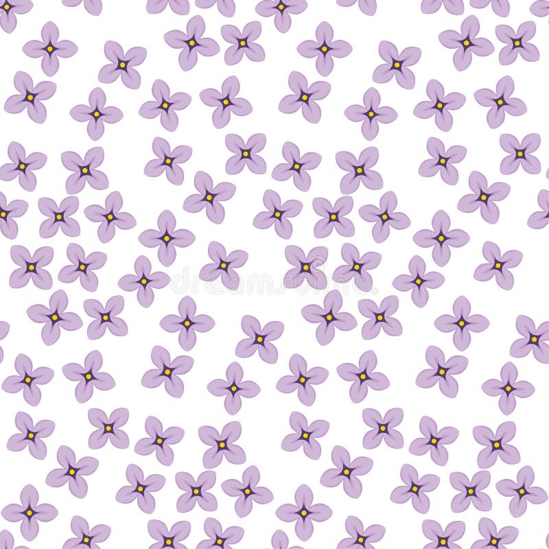 Lilac Spring Blossom Surface Design. Stock Vector - Illustration of ...