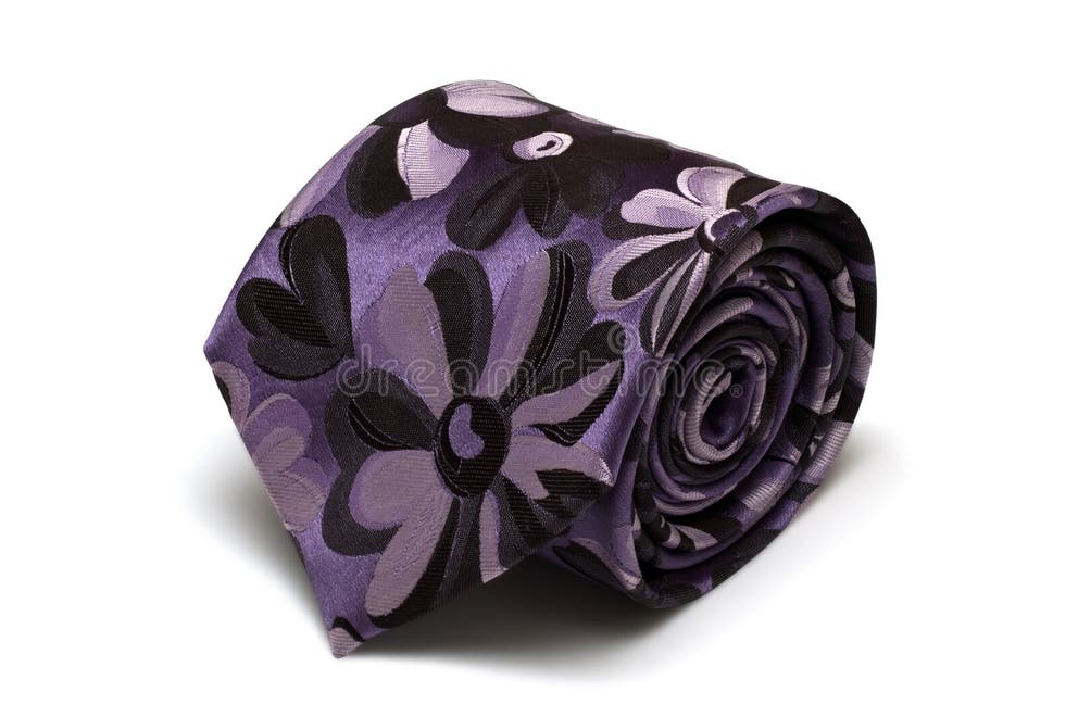 Lilac Tie Twirled in Spiral Stock Image - Image of human, garment: 13513599