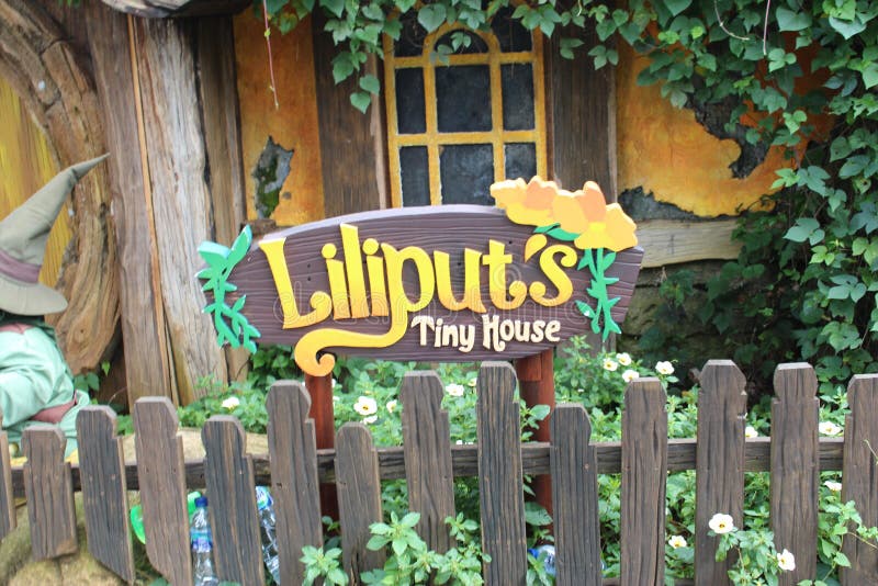 Liliput S Tiny House in Cimory Dairy Land, Bogor, Indonesia. Editorial ...