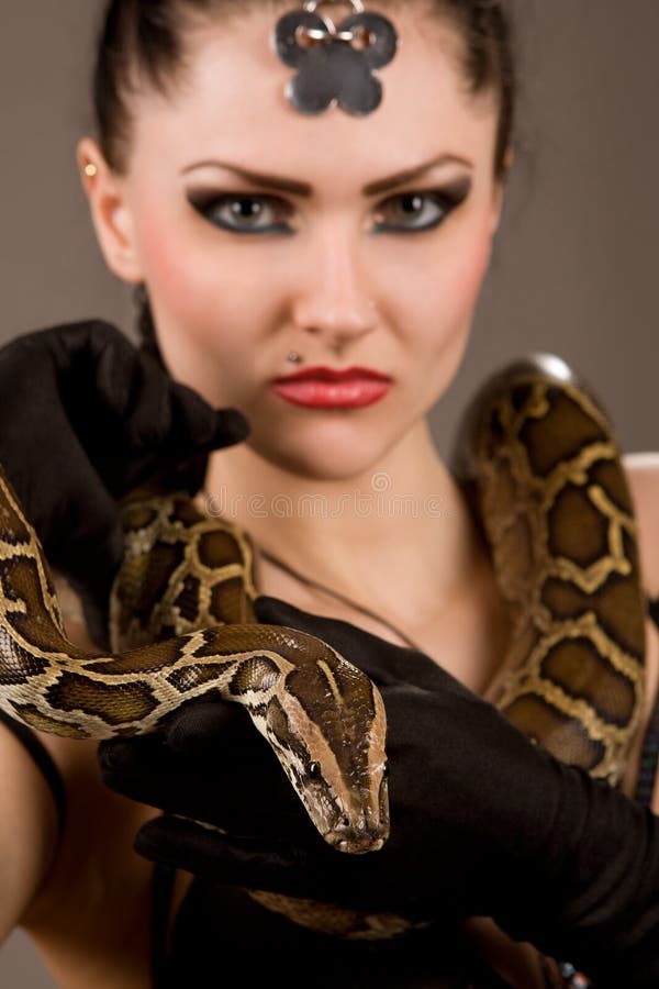 Sensual Woman editorial photo. Image of constrictor, hold - 1208771