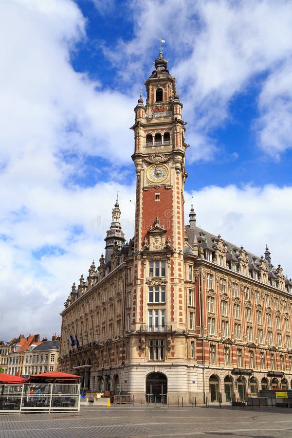Lille Chamber of Commerce editorial photography. Image of france - 95357932